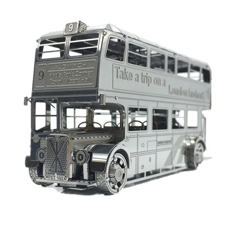 HK Nanyuan London Bus I22207 Diy 3D Metal Model Kits Nano Puzzle Laser ...