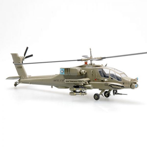Easy Model USA AH-64A Apache Helicopter 1/72 Scale Finished Model Toy ...