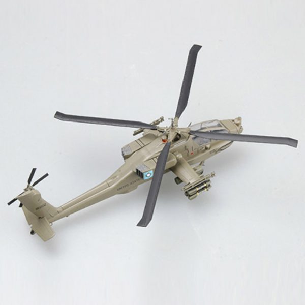 Easy Model USA AH-64A Apache Helicopter 1/72 Scale Finished Model Toy ...