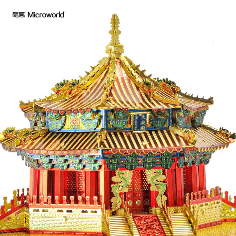Microworld Big politics palace 3D Metal Model Kits DIY Assemble Puzzle ...