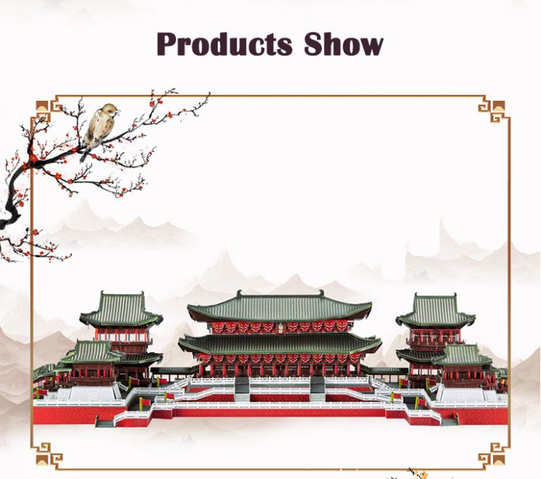 Piececool Daming Palace 3D Metal Model Kits DIY Assemble Puzzle Laser ...
