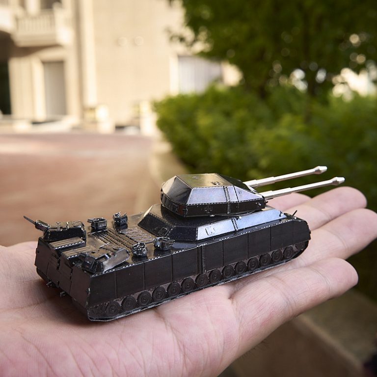World War II Tank series DIY 3D Metal Model Kits Nano Puzzle Laser Cut ...