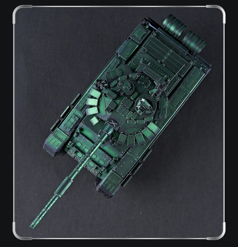 IRON STAR Main Battle Tank T-72B3 3D Metal Model Kits DIY Assemble ...