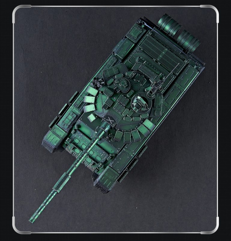 IRON STAR Main Battle Tank T-72B3 3D Metal Model Kits DIY Assemble ...